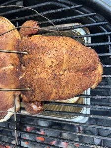 Bull Frog Chicken on the Weber Kettle: The New Spatchcock