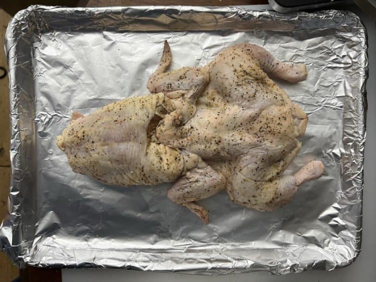 Bull Frog Chicken on the Weber Kettle: The New Spatchcock